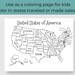 Printable United States Map Printable Sales Map Goal Map Coloring Page ...