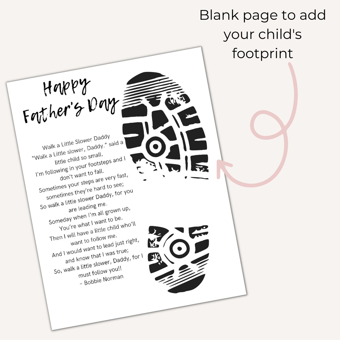 Walking in Daddy's Footsteps | Footprint Art | Father's Day Craft | DIY ...