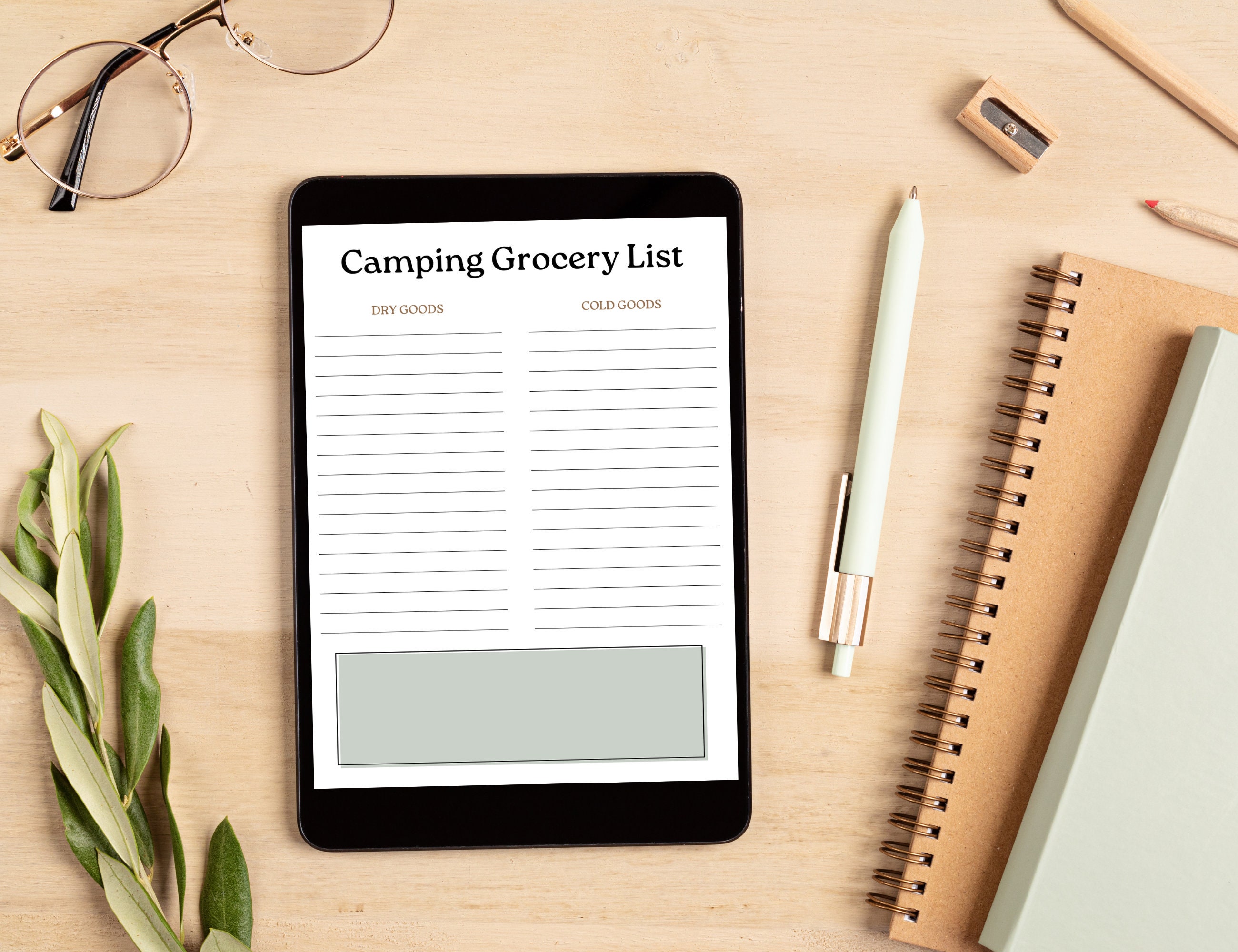 Ultimate Camping Meal Planner and Grocery List Camping Meal Prep Camp ...