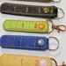Ruler Keychain - Embroidered Ruler - Ruler Charms - Gifts for Quilters ...