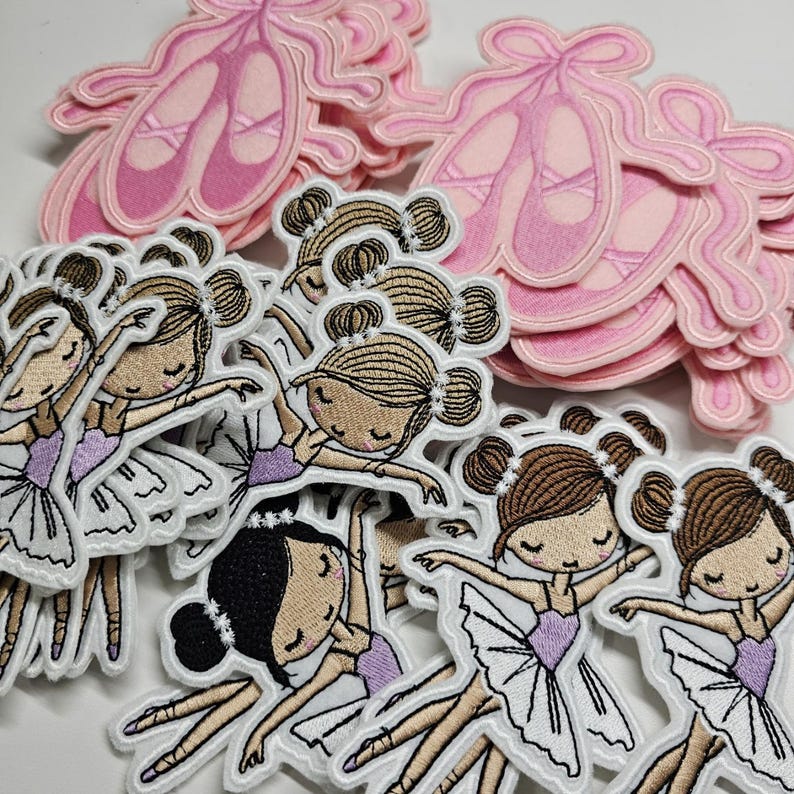 Custom Ballerina Embroidered Patch - Ballerina Patch - Ballerina ...