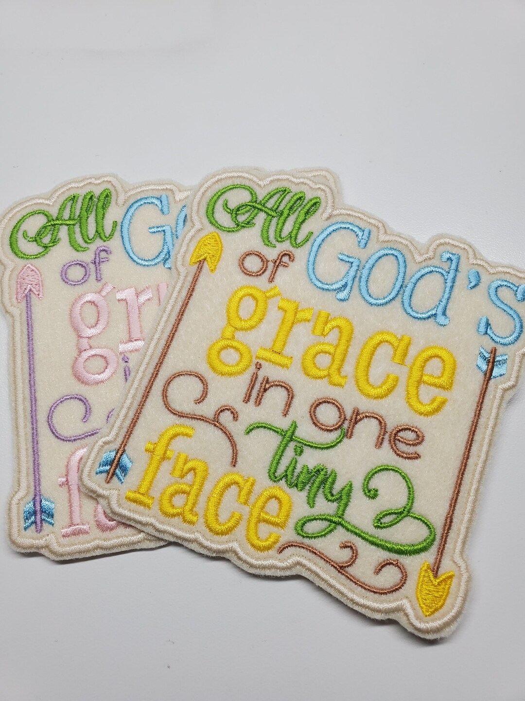 All of God's Grace Baby Girl Patch - All of God's Grace Baby Boy Patch ...