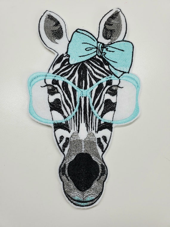 Custom Zebra Specs Embroidered Patch Zebra Patches Zebra | Etsy