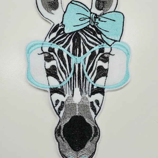 Zebra Applique - Etsy