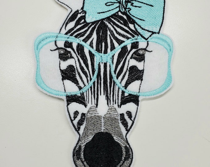 Custom Zebra Specs Embroidered Patch Zebra Patches Zebra - Etsy