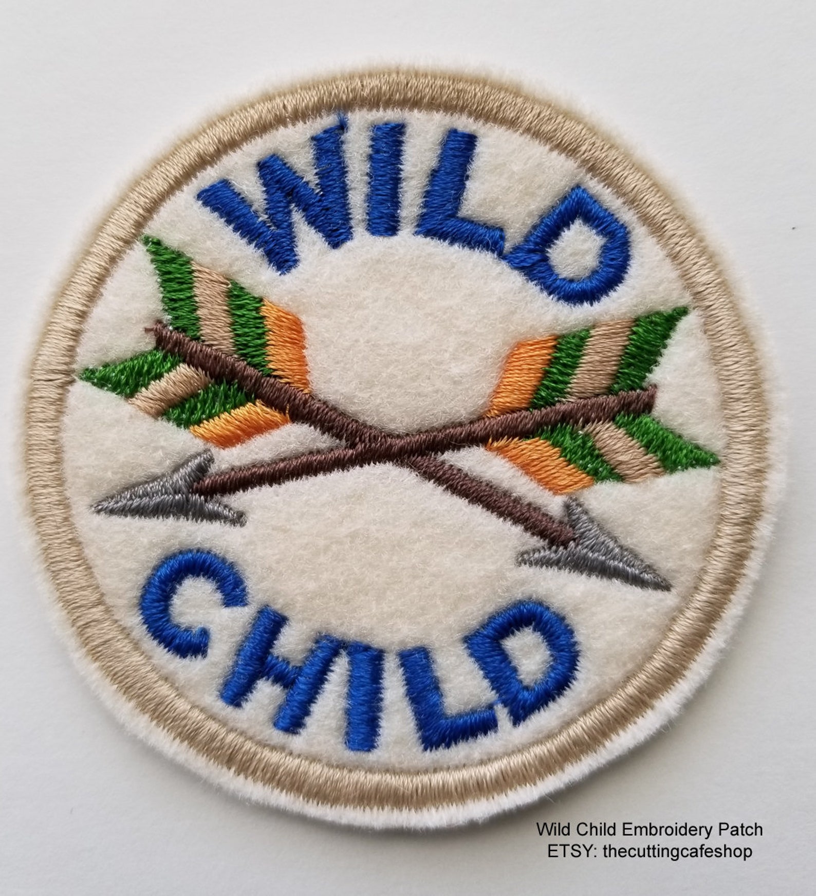 Wild Child Embroidery Patch - Girl Wild Child Patch - Boy Wild Child ...