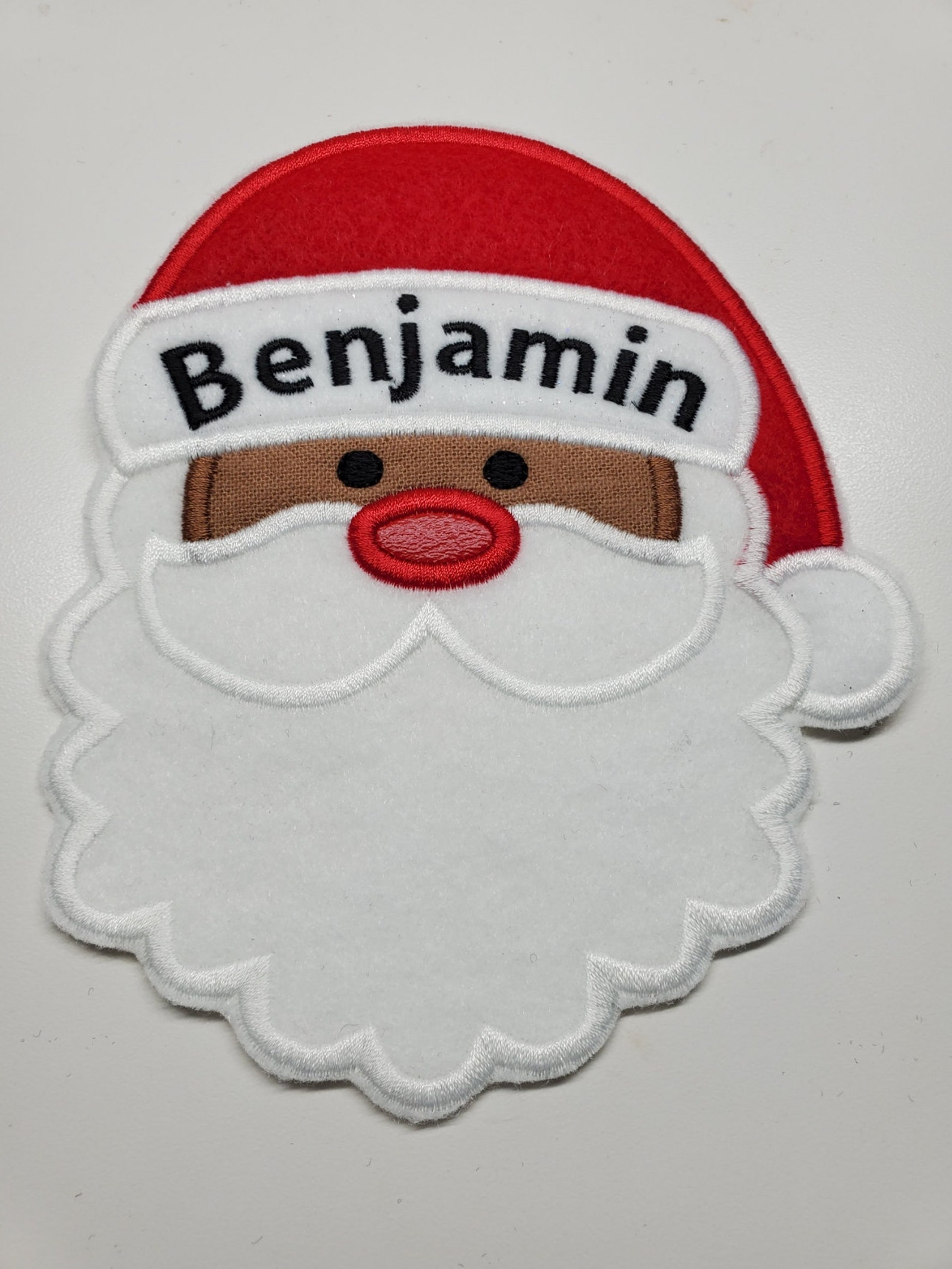 Personalized Santa Embroidered Patch Santa Clause Patch Santa ...