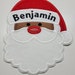 Personalized Santa Embroidered Patch - Santa Clause Patch - Santa ...