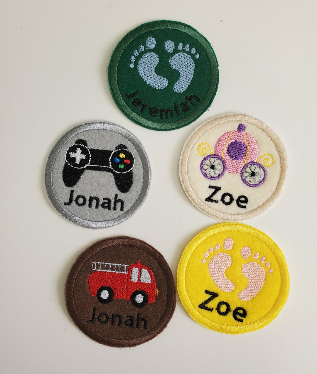 Personalized Name Embroidered Patches, Name Badge, Backpack Patches ...