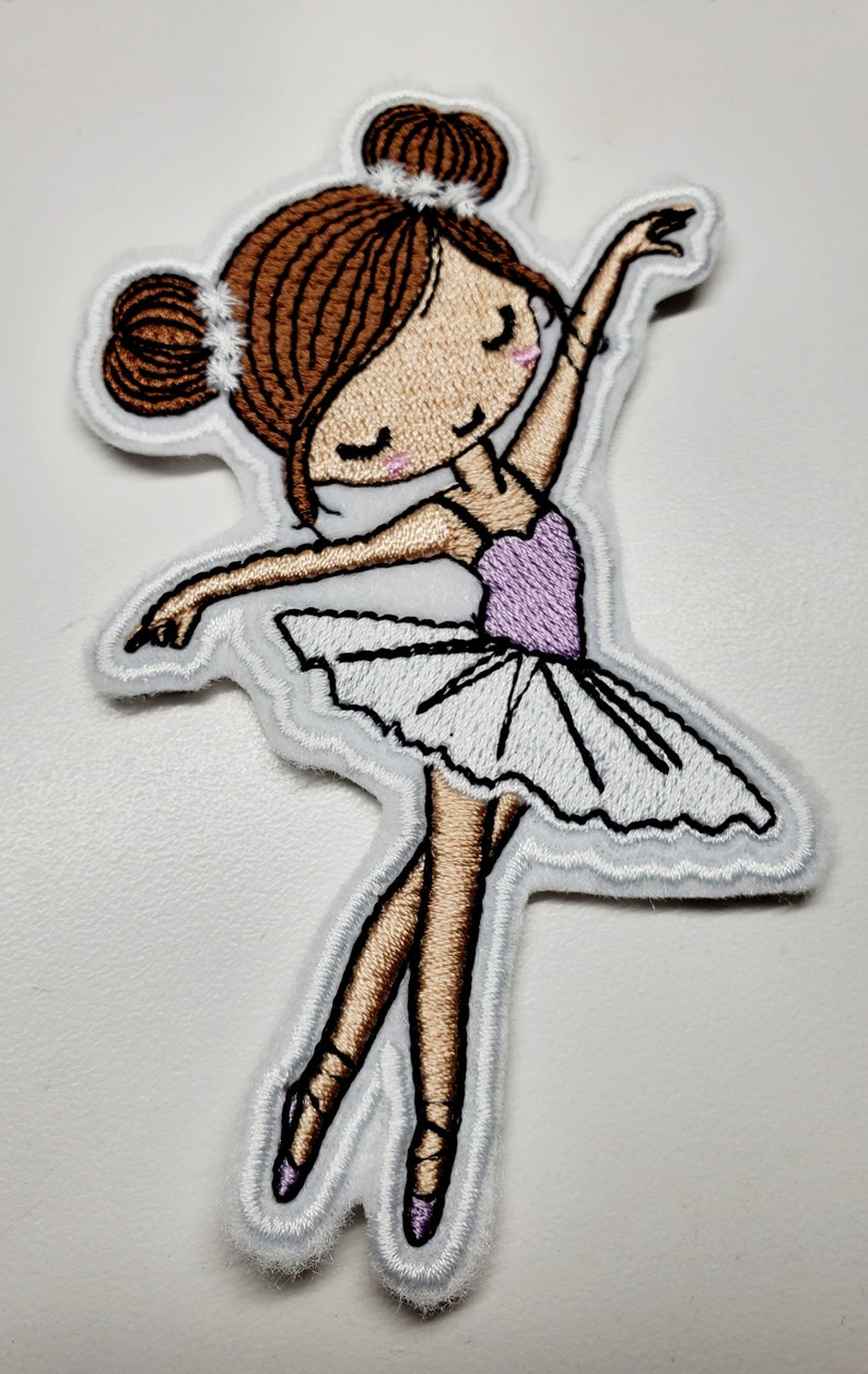 Custom Ballerina Embroidered Patch - Ballerina Patch - Ballerina ...