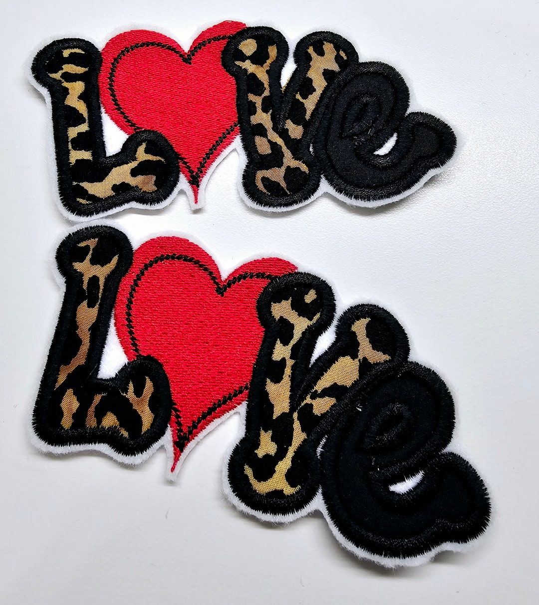 Love Applique Patch - Heart Patch - Valentine's Day Patch - Iron on ...