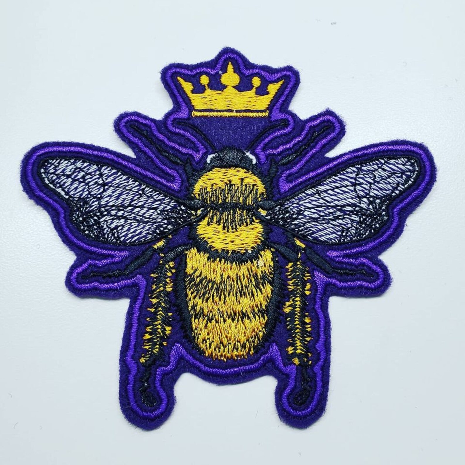 Queen Bee Embroidery Patch Felt Patches Iron-on Sew on - Etsy