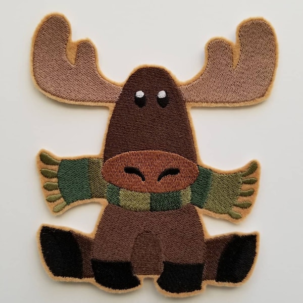 Moose Applique - Etsy