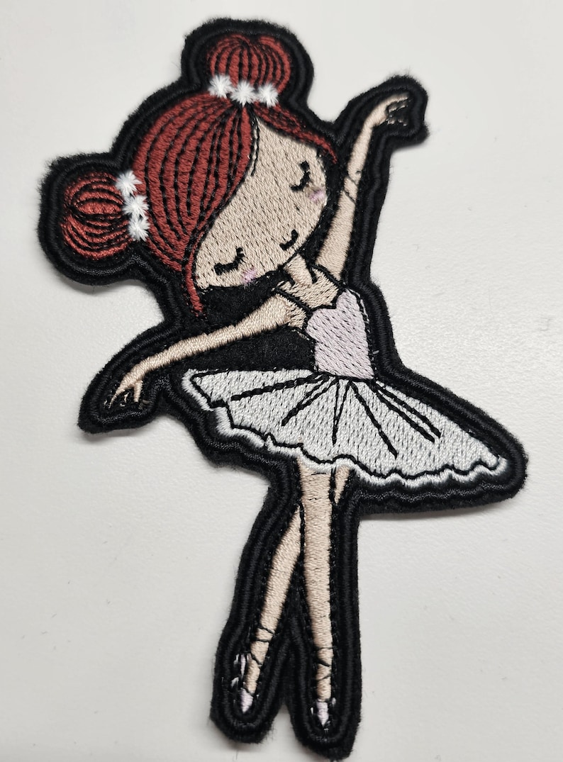 Custom Ballerina Embroidered Patch - Ballerina Patch - Ballerina ...