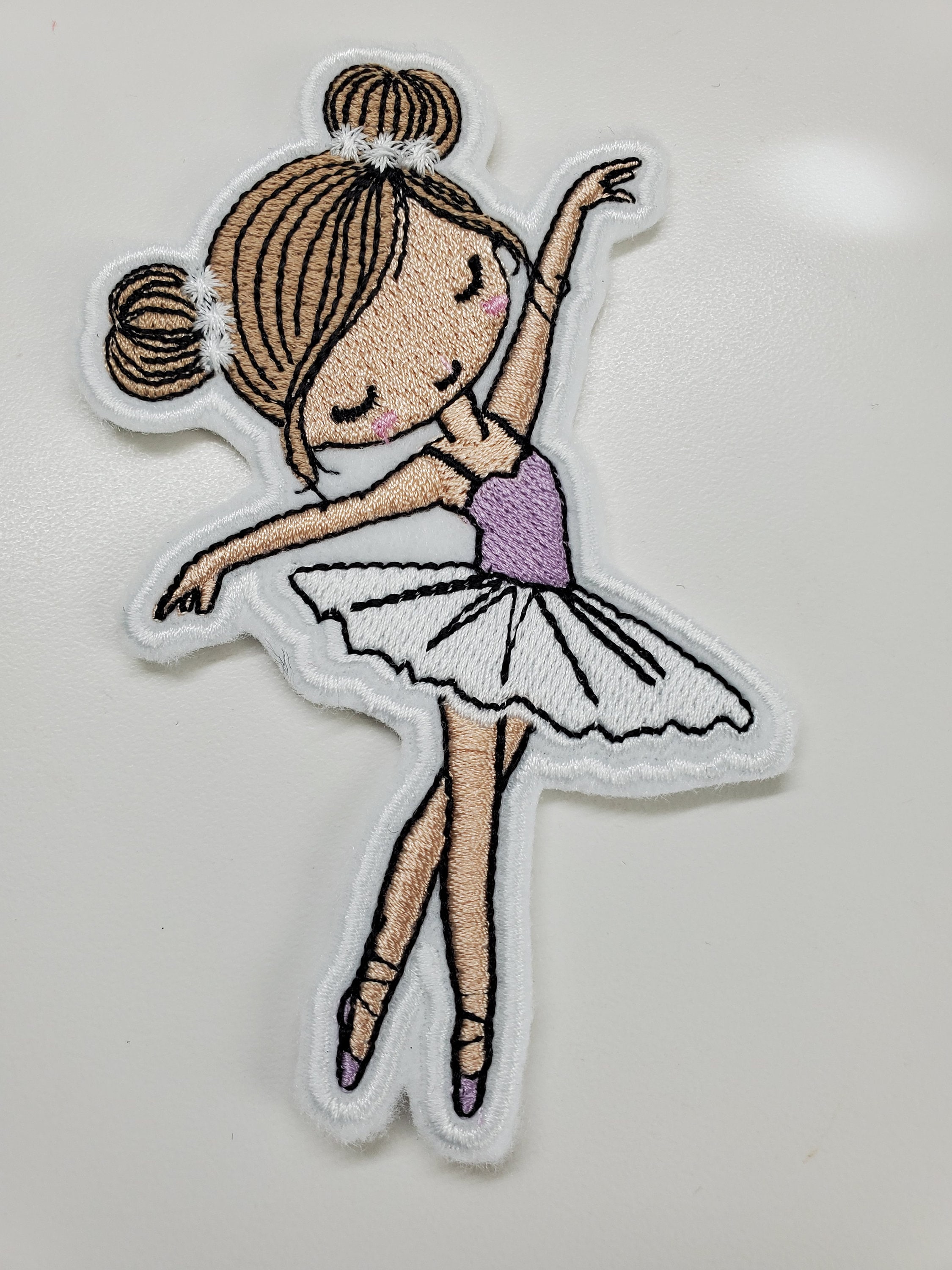 Custom Ballerina Embroidered Patch - Ballerina Patch - Ballerina ...