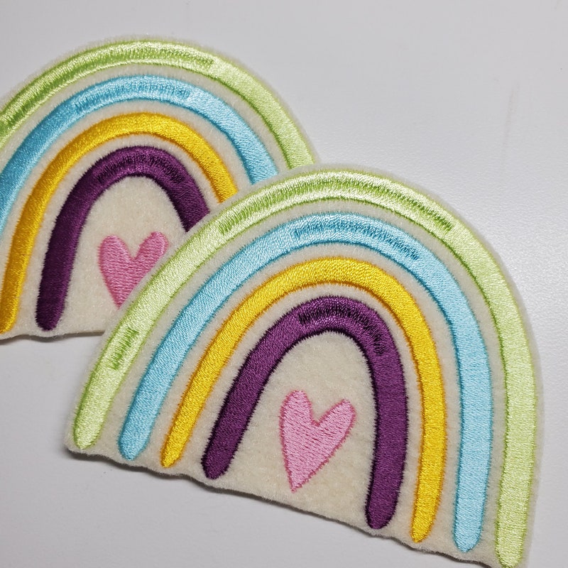 Iron on Rainbow Patches - Etsy