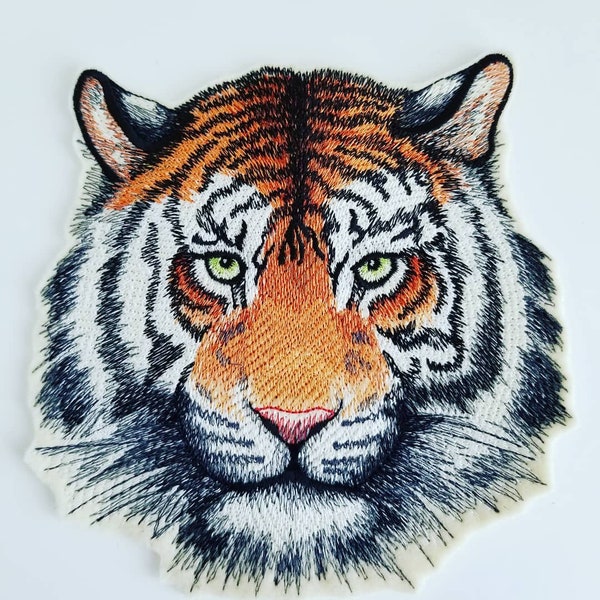 Iron on Patch Tiger - Etsy