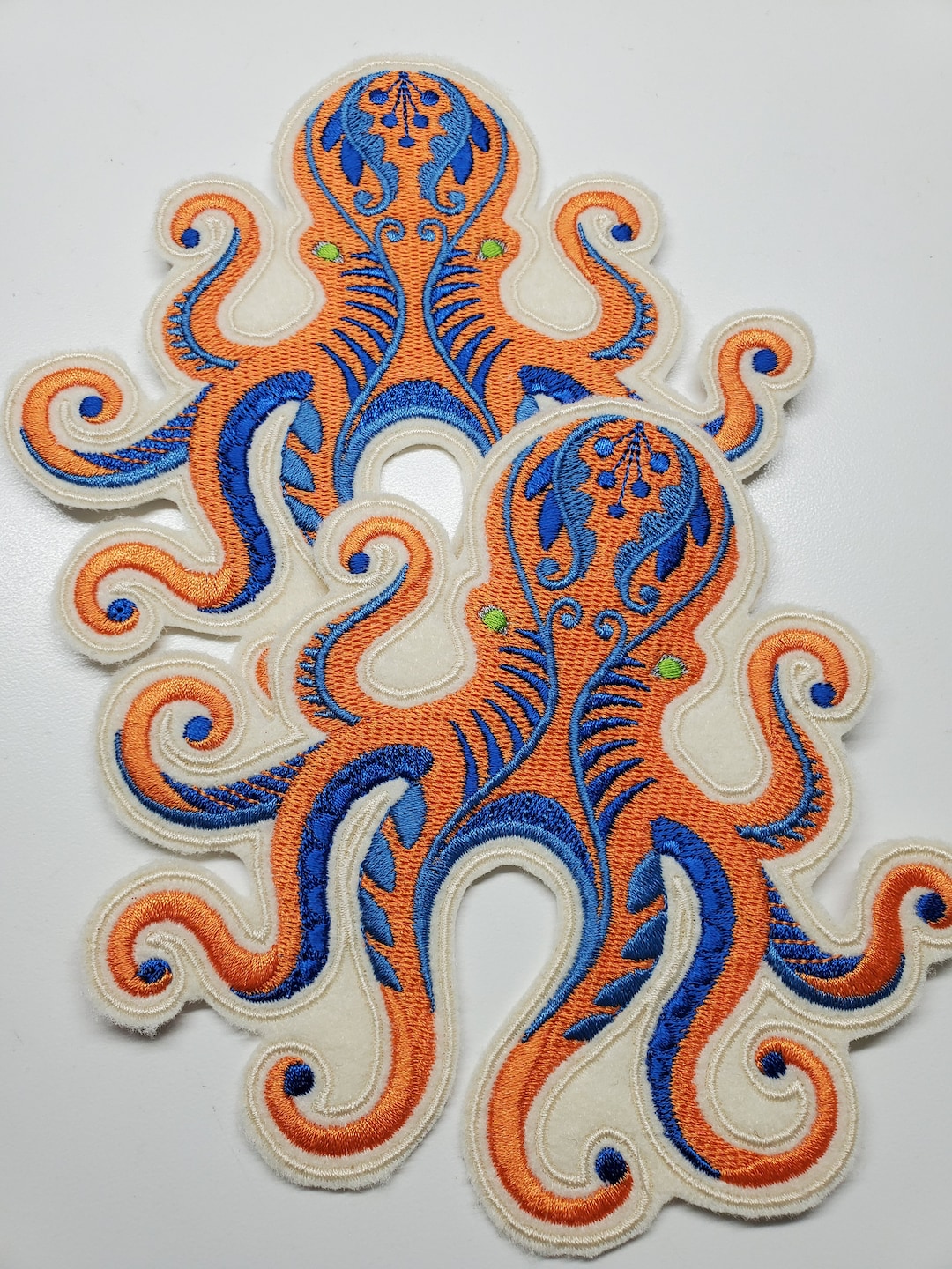 Funky Octopus Embroidered Patch - Under the Sea Patches - Sea ...