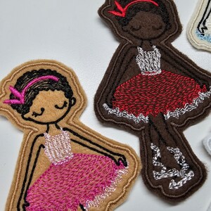 Custom Ballerina Embroidered Patch - Ballerina Patch - Ballerina ...