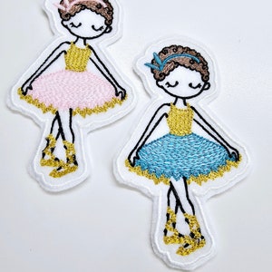 Custom Ballerina Embroidered Patch - Ballerina Patch - Ballerina ...