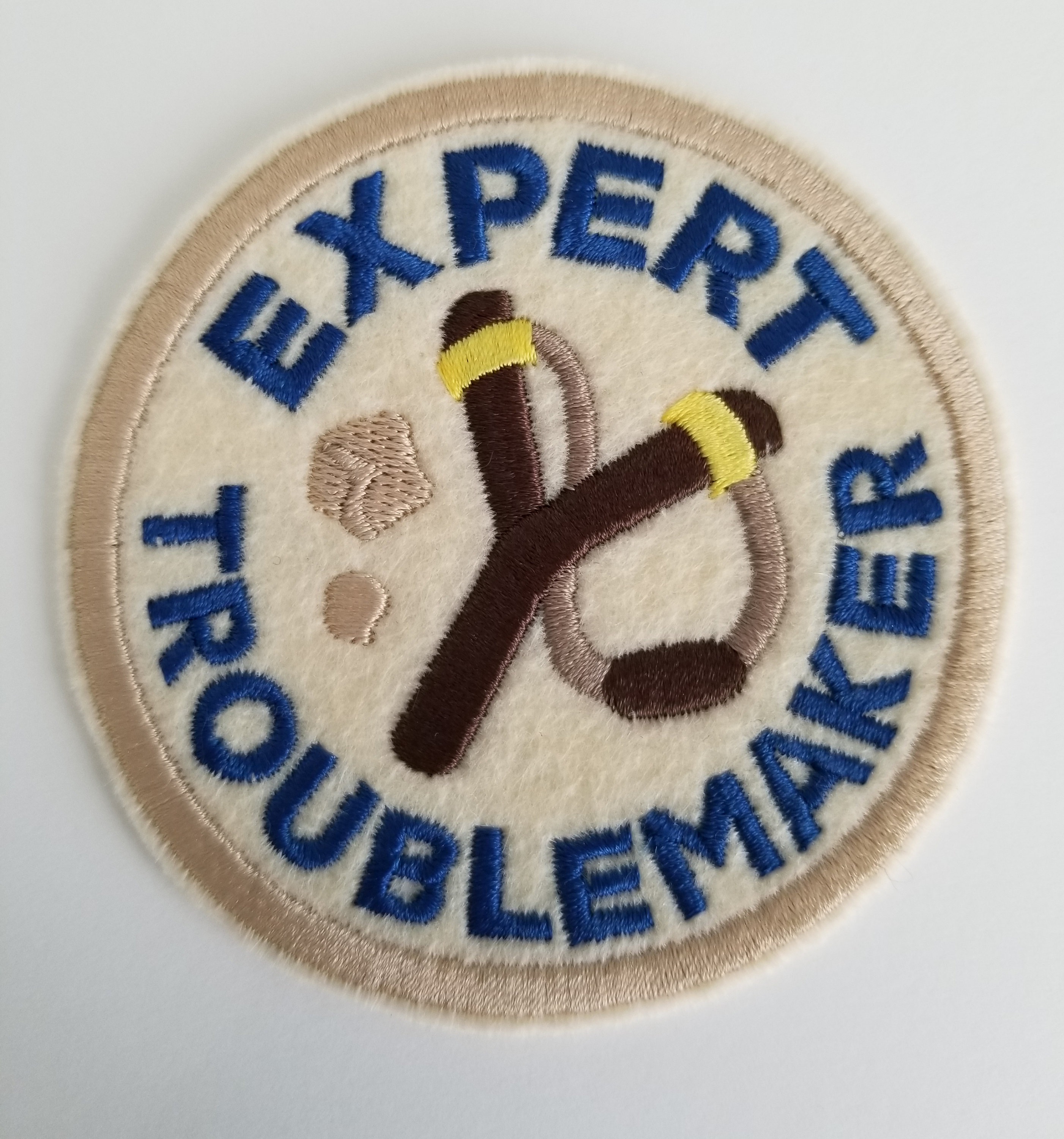 Expert Troublemaker Embroidery Patch - Felt Patches, Ironon, Sew on ...
