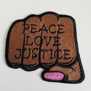 Fist Phrases Embroidered Patch - Custom Fist Patches - Power Patch ...