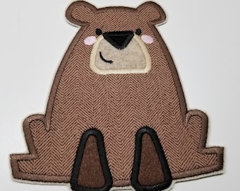 Brown Bear Iron On - Etsy