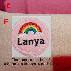 Personalized Name Embroidered Patches, Name Badge, Backpack Patches ...