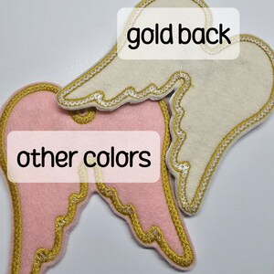Embroidered Felt Angel Wings: Craft Embellishment (3.5x3.75 In) - Etsy