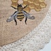 Embroidered Honey Comb Bee Placemat Honey Bee Dollie - Etsy