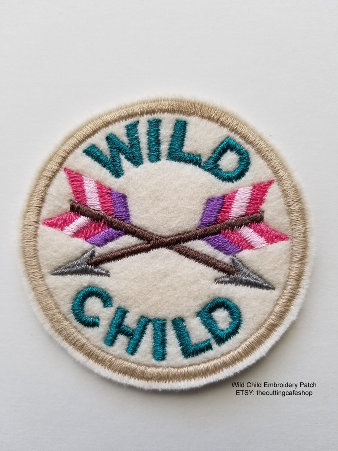 Wild Child Embroidery Patch - Girl Wild Child Patch - Boy Wild Child ...