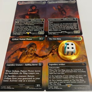 MTG "the Ring Temps You" Tracker and Ring Bearer Marker Token - LOTR ...
