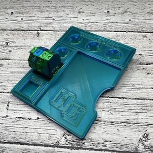 MTG Command Zone Tray With Life Spinner - 3D Printed - EDH Commander ...