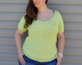 Boxy Blouse Crochet Pattern - Etsy UK
