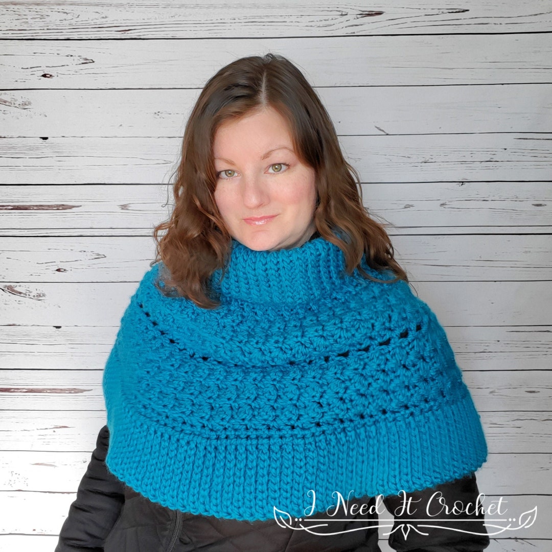 Crochet Pattern, Crochet Capelet Pattern, Crochet Pattern Capelet, Cape ...