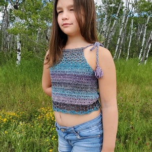 Kids Crochet Pattern, Crochet Top Pattern, Crochet Top, Kids Crochet ...