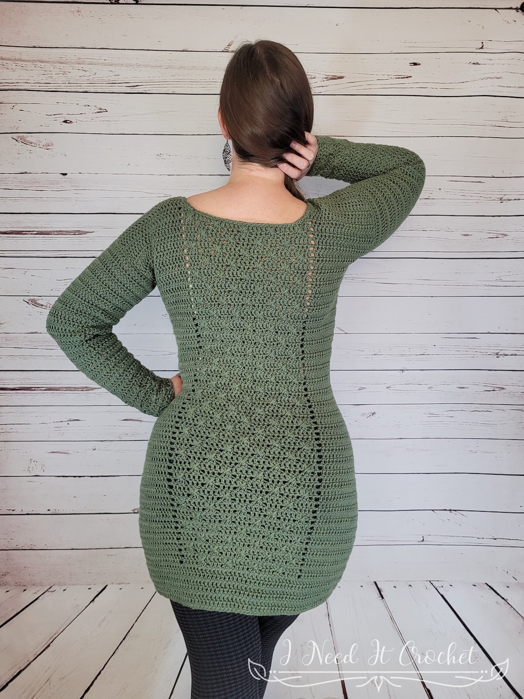 Crochet Sweater Pattern, Crochet Sweater Dress Pattern, Crochet Sweater ...