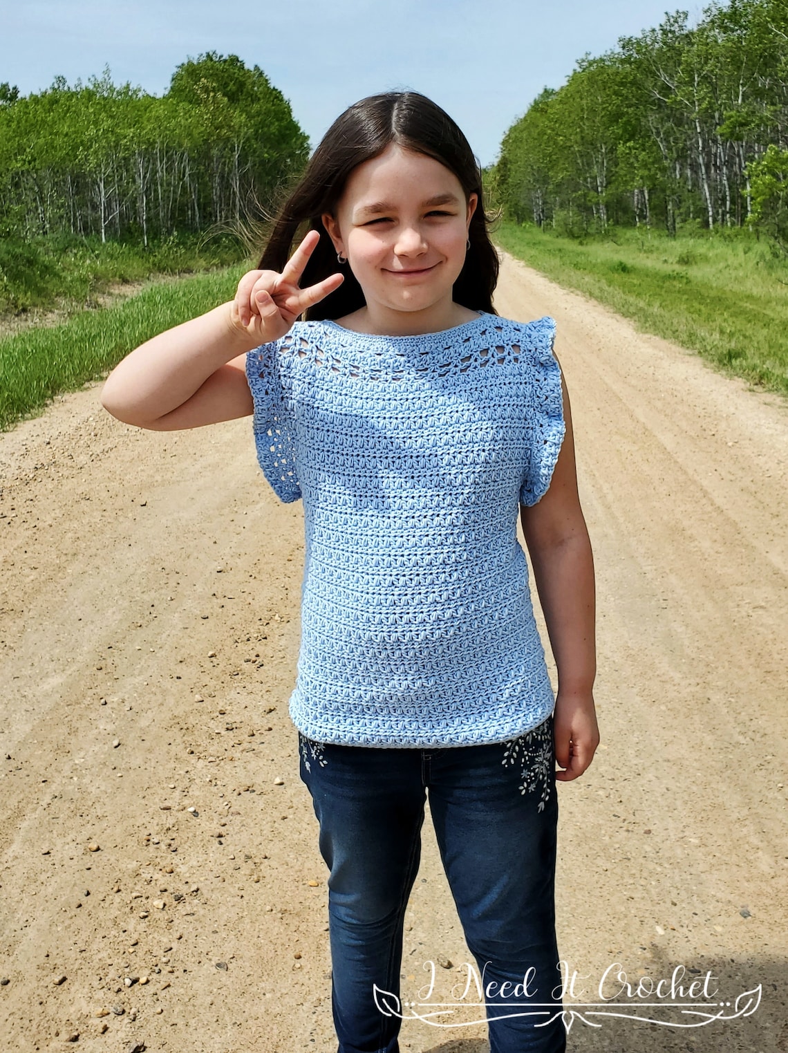 Kids Crochet Pattern, Crochet Top Pattern, Crochet Top, Kids Crochet ...