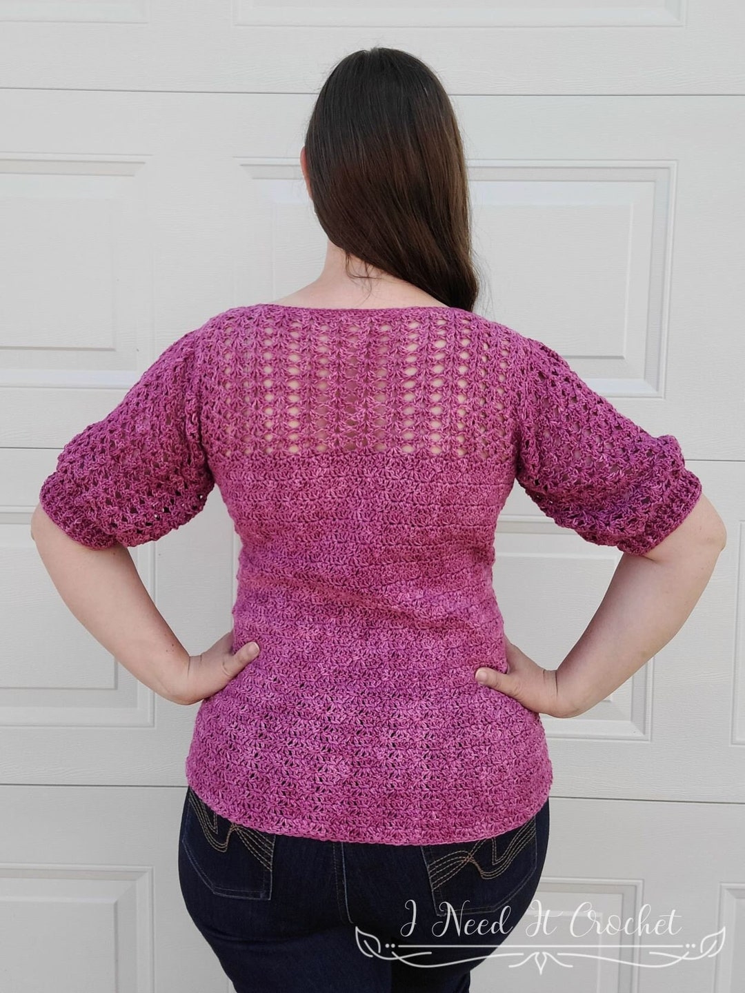 Crochet Pattern, Crochet Top Patterns for Women, Crochet Blouse Pattern ...