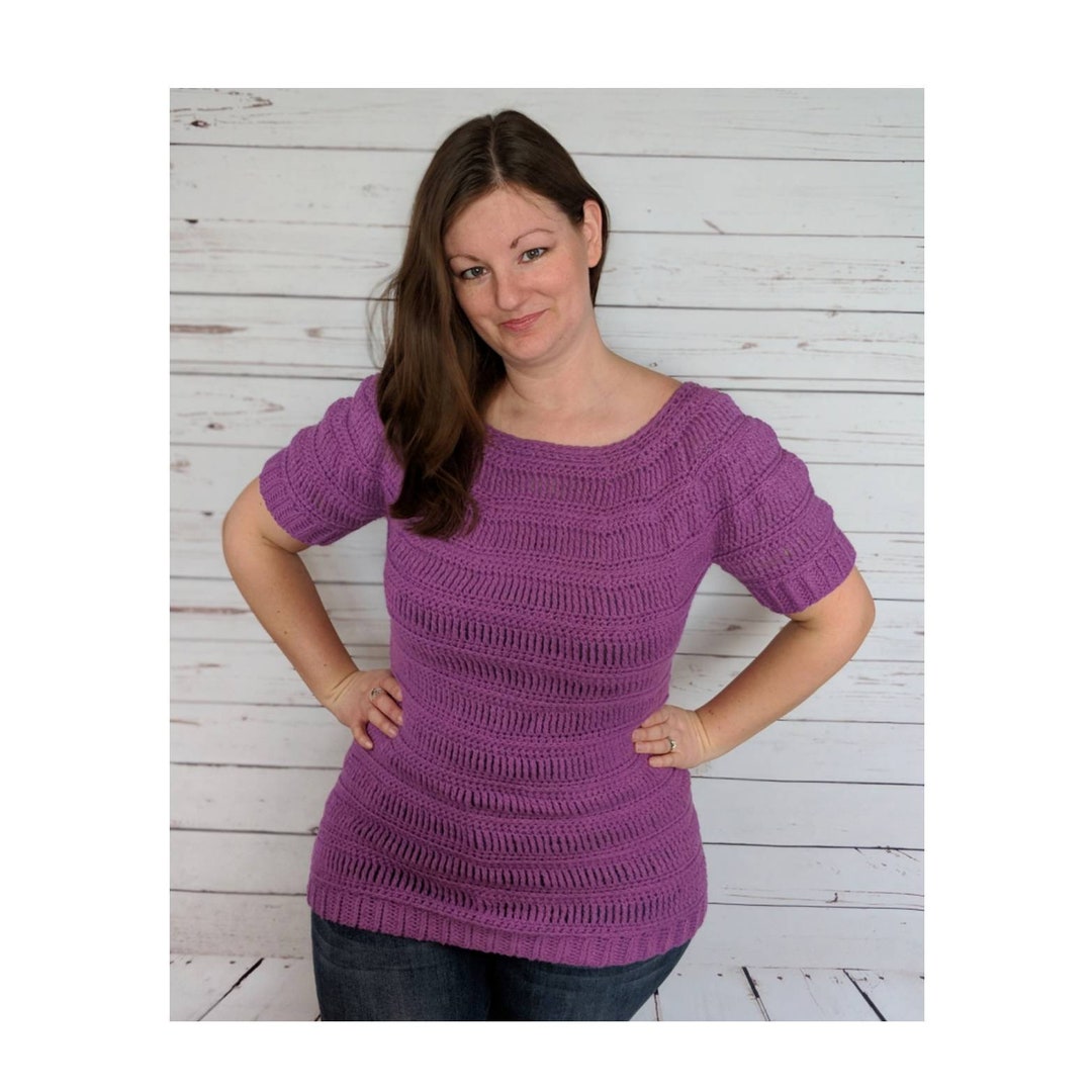 Crochet Pattern Sweater, Crochet Top Pattern, Crochet Sweater Pattern ...