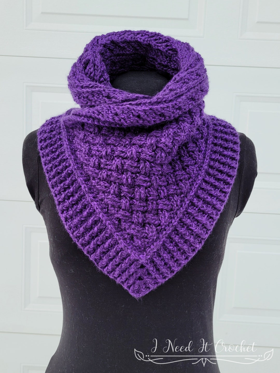 Crochet Cowl Pattern, Crochet Pattern Cowl, Crochet Cowl Scarf Pattern ...