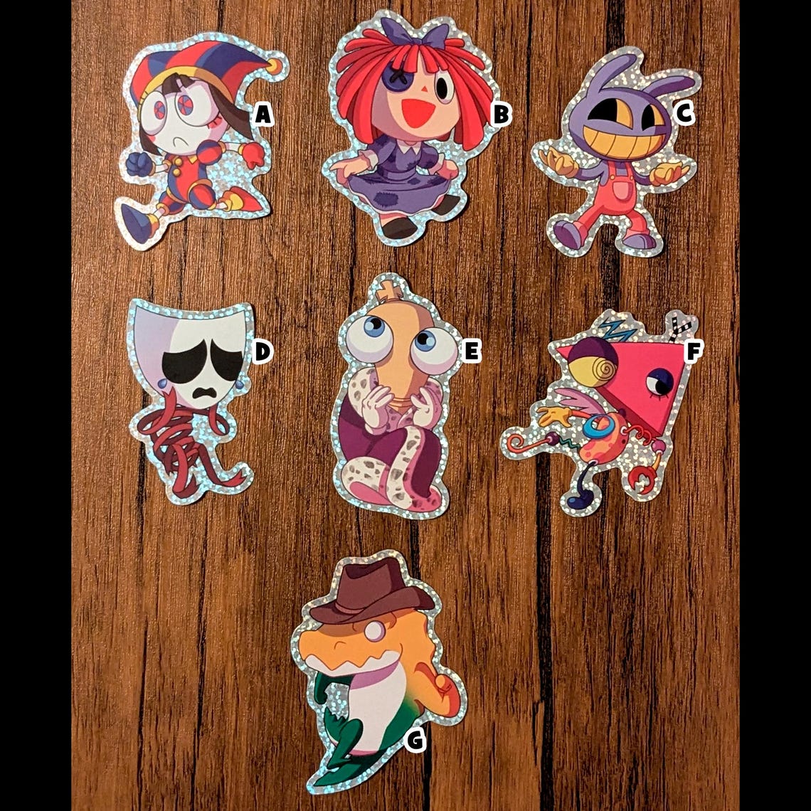 The Amazing Digital Circus (TADC) - Stickers - Etsy