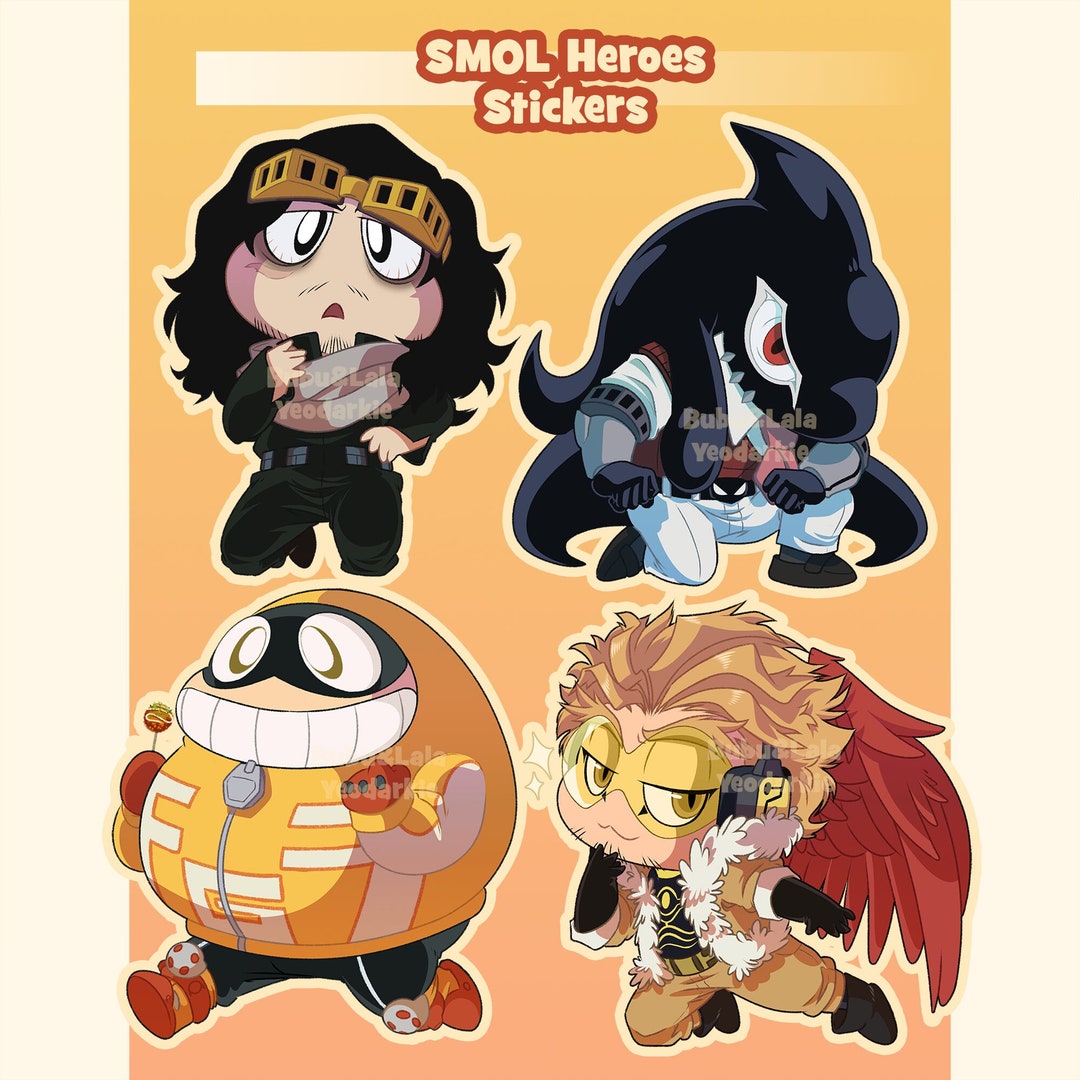 SMOL Hero Stickers - Etsy