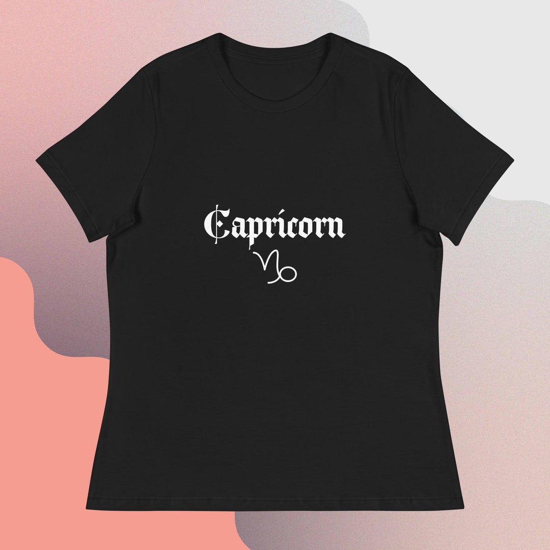 Capricorn Women's Relaxed T-shirt - Etsy