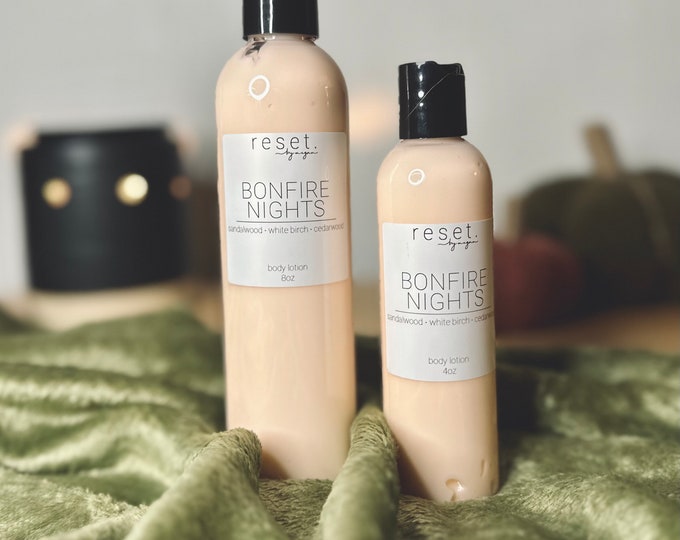Bonfire Nights Moisturizing Body Lotion - Etsy