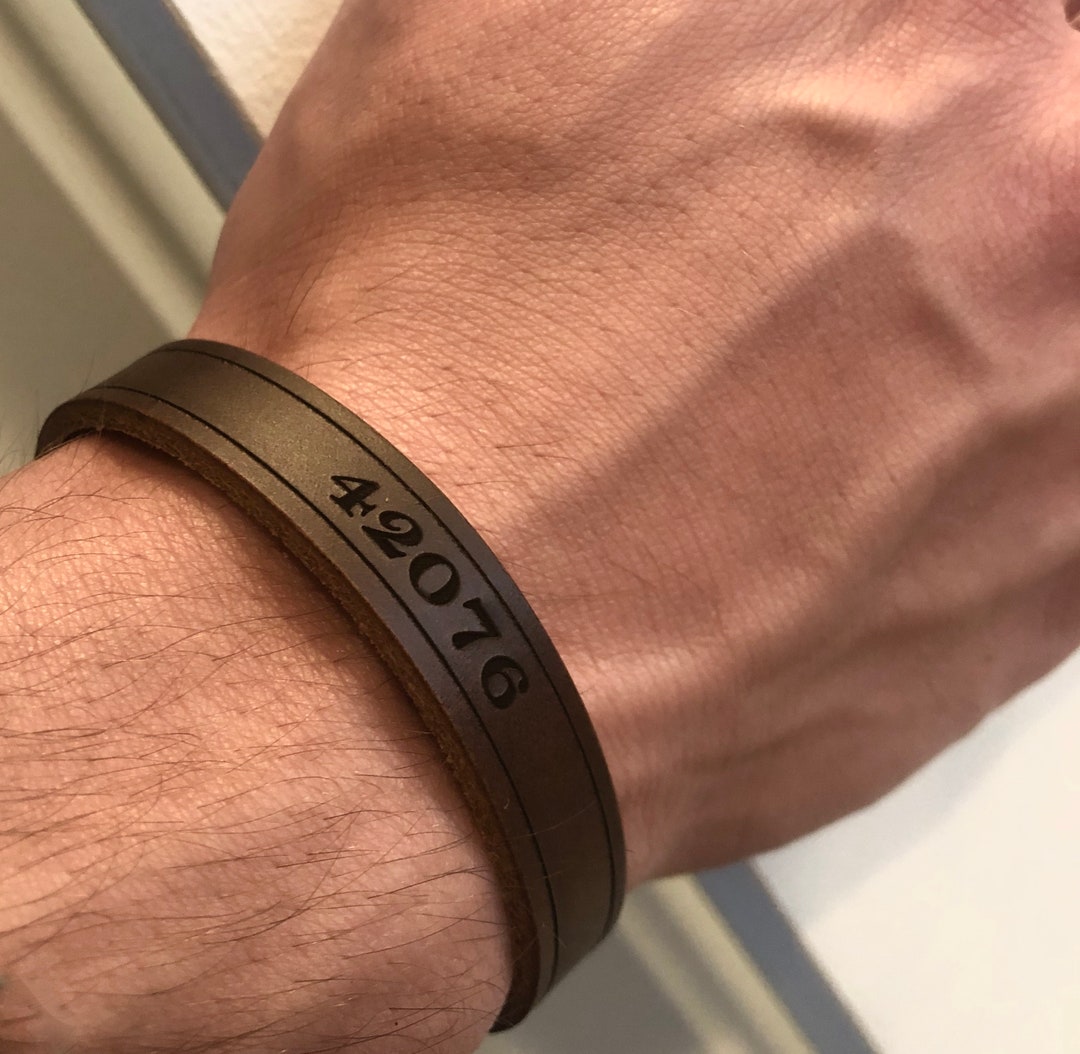 FREE Shipping-bracelet for Men,custom Men Jewelry,personalized Leather ...