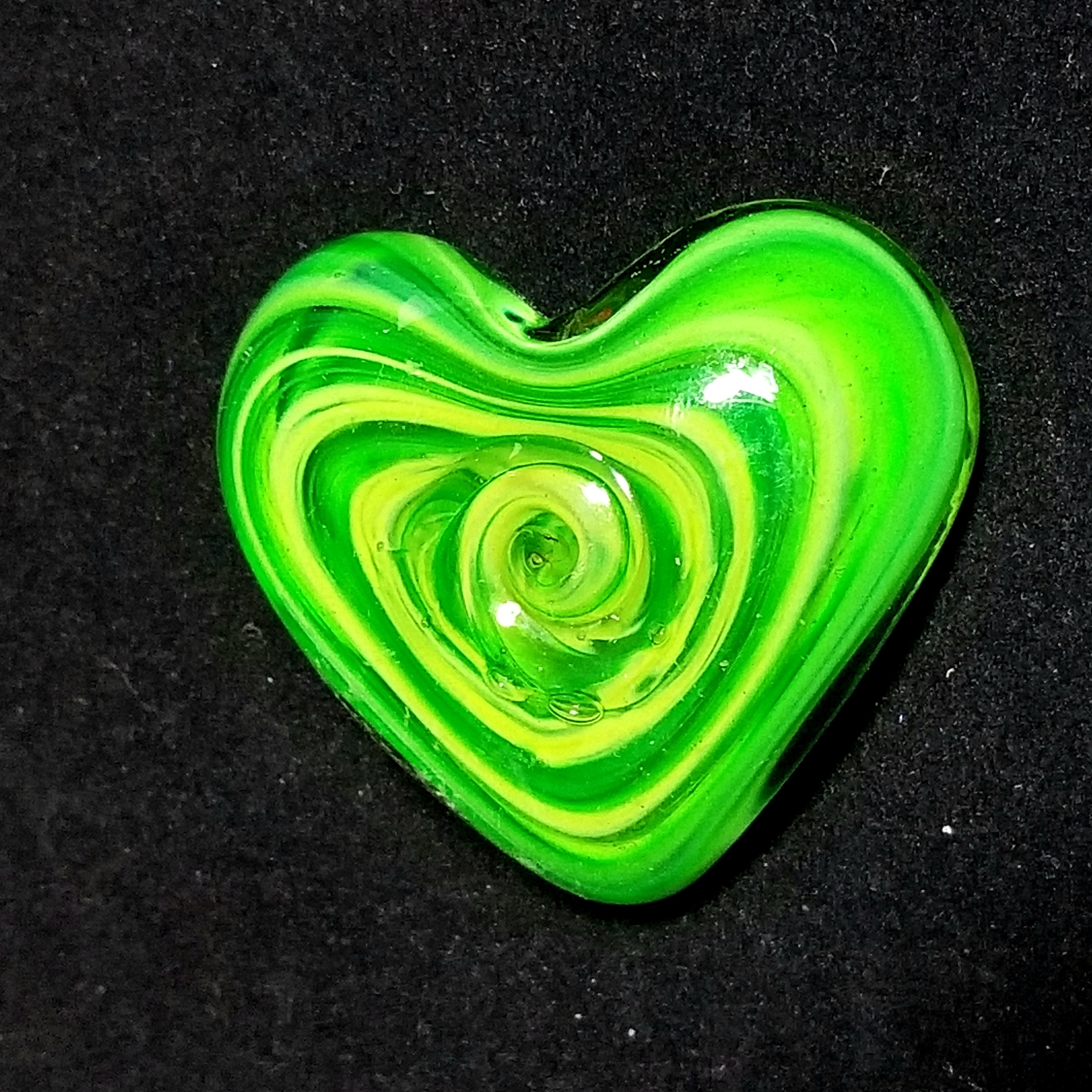 Glass Heart in Jewel Tones - Etsy