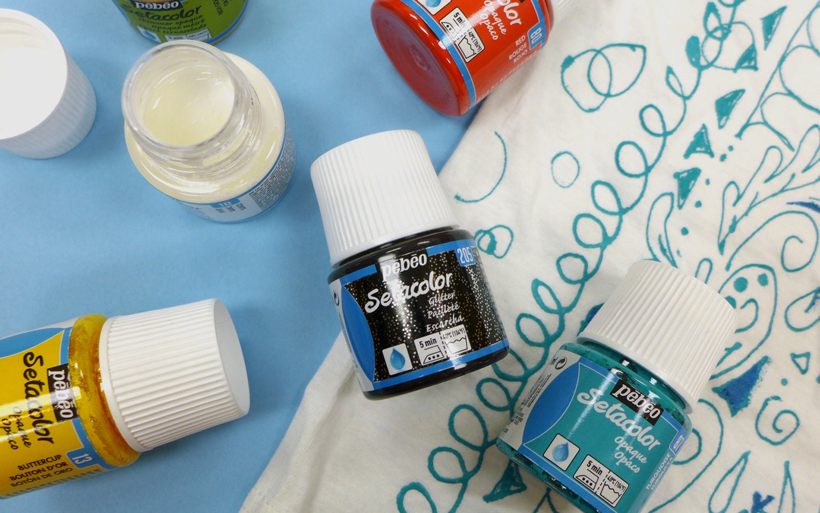 Pebeo Setacolor Fabric & Textile Paint 45ml Opaque and Shimmer - Etsy