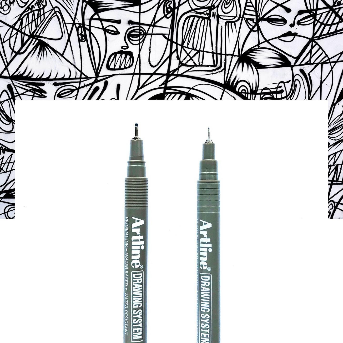 Artline Professional Drawing Pens Pigment Ink for Drawing, Graphic ...