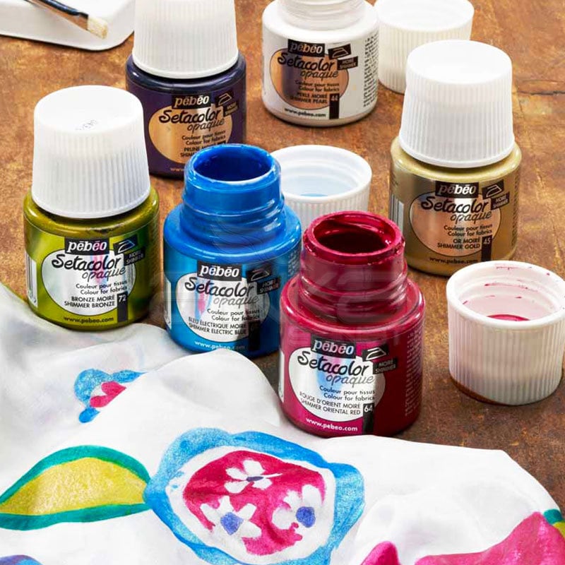 Pebeo Setacolor Fabric & Textile Paint 45ml Opaque and Shimmer - Etsy